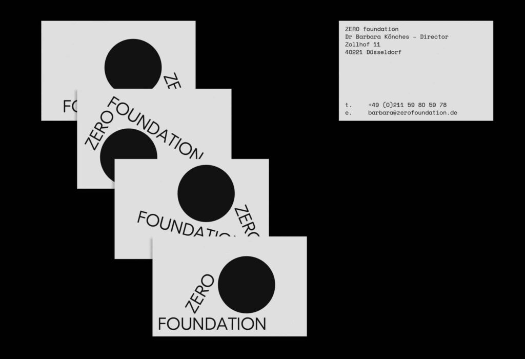 Projects - Zero Foundation - Visual Identity